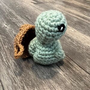 Hand Crafted | Other | Crochet Mini Cheeky Turtle Plushie Handcrafted ...